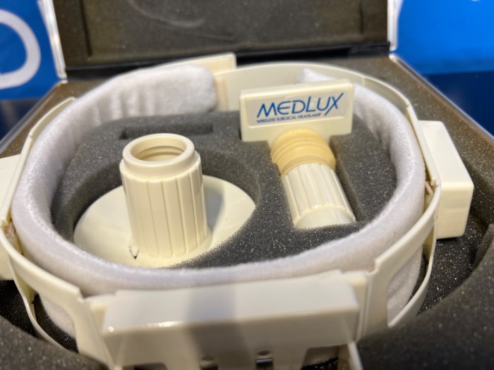 Medlux wireless surgical headlamp for sale