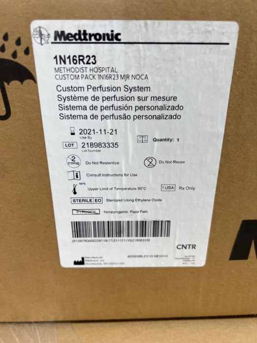 MEDTRONIC CUSTOM PERFUSION SYSTEM for sale