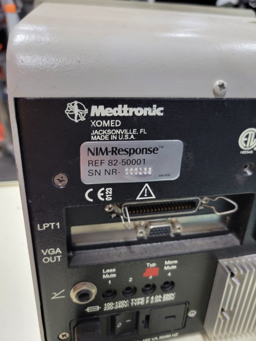 MEDTRONIC NIM-RESPONSE 82-50001 NERVE MONITOR for sale