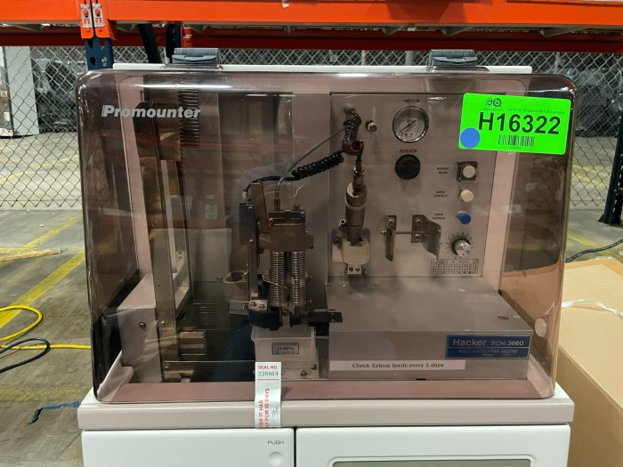 Meisei Electric Robot Coverslipping Machine Model RCM-3660 *Powers on ...