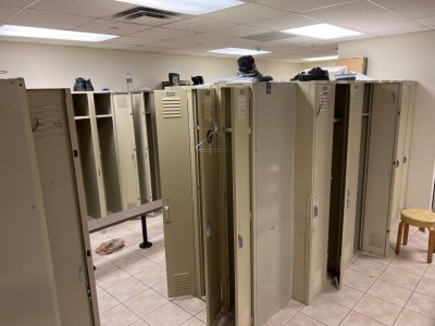 Metal storage lockers (must be deinstalled) for sale