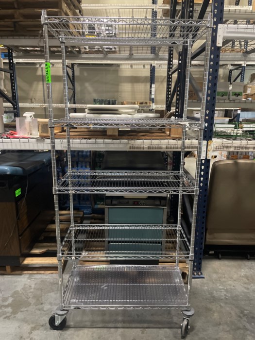 Metro Rolling Rack (Five Shelves) for sale
