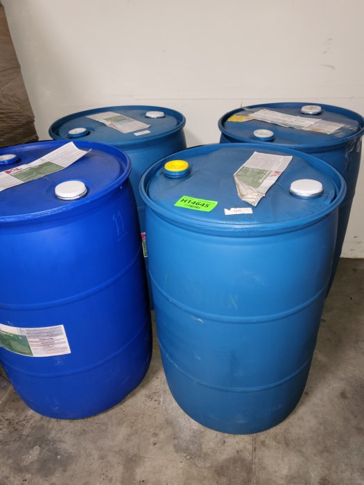 Micro-Chem Plus Detergent Barrels Empty (4) for sale