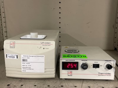 MicroCal Inc. MicroCalorimeter & ThermoVac Sample Degassing ...