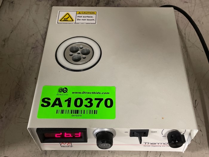 MicroCal Inc. MicroCalorimeter & ThermoVac Sample Degassing ...