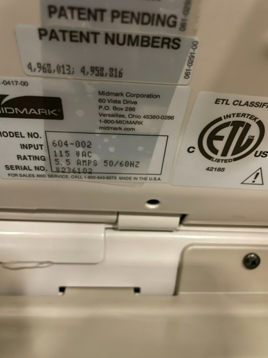 Midmark Exam Table Model 604-002 for sale
