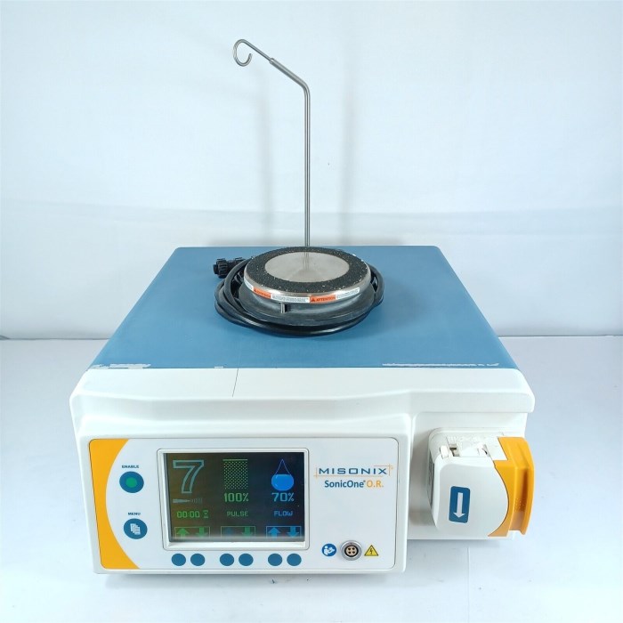 Misonix SonicOne O.R. Ultrasonic Console E-Sogen-OR w/ SP-986-3 ...