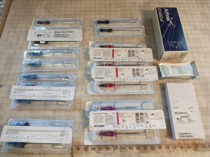 Mixed Lot Stryker, Arthrex, Dyonics Surgical Attachments for sale