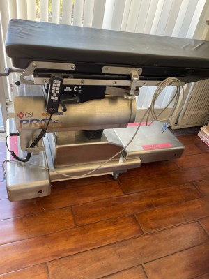 Mizuhosi-OSI 6850 ProFx Orthopecdic table with accessories cart for sale