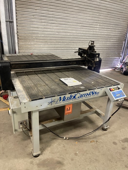 Multicam 48 Plus 3 Axis CNC Router Wood Signs Machine 4'X10' for sale