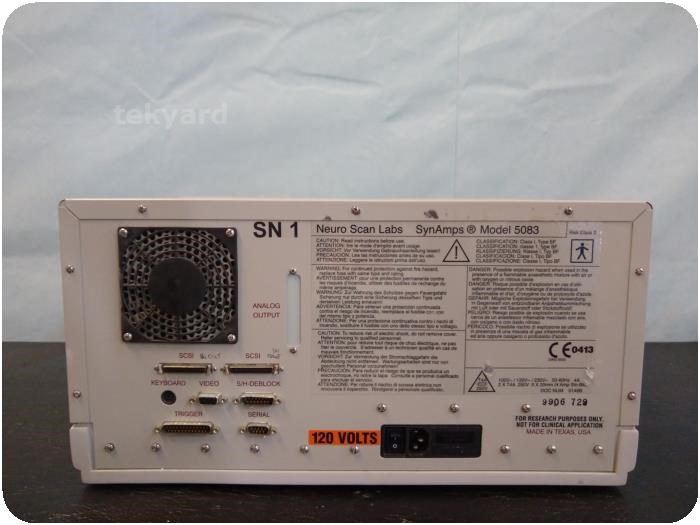Neuro Scan Labs SynAmps 5083 Neuroscan Brain Mapping EEG Unit for sale Neuro Scan Labs SynAmps 5083 Neuroscan Brain Mapping EEG Unit for sale