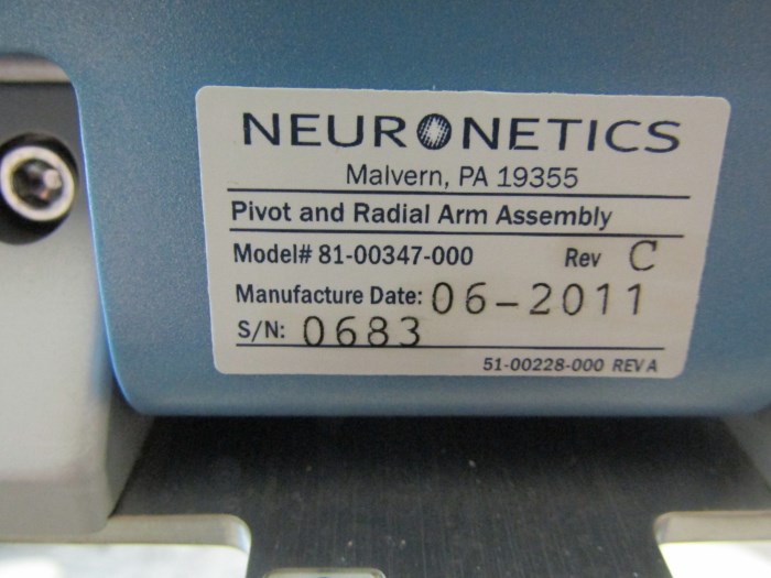 Neuronetics NeuroStar 81-00900-000 TMS Therapy System Machine w/ Chair ...