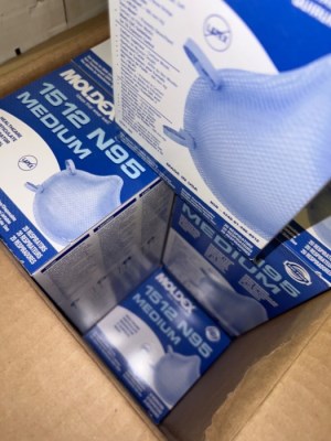 New lot of (10) boxes of Moldex N95 Large particulate Respirator and ...