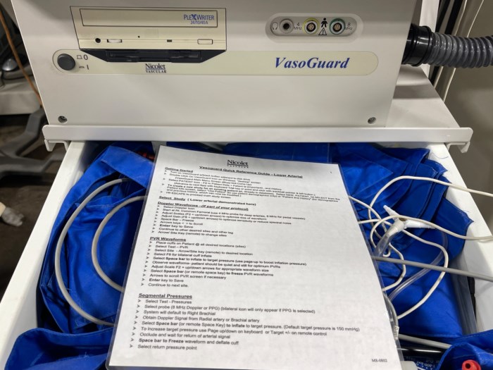 Nicolet Vascular VasoGuard Vascular Diagnostic System for sale