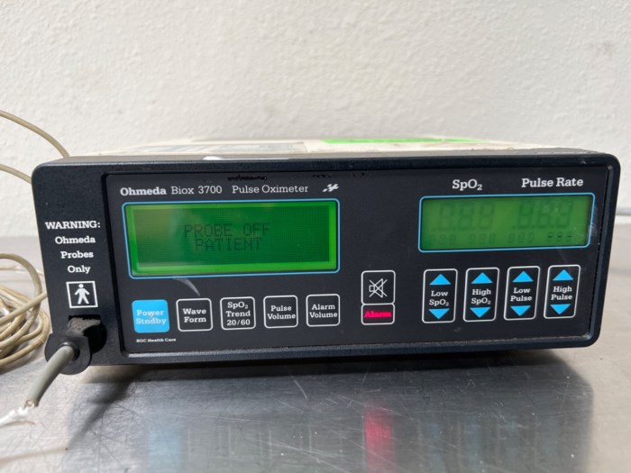 Ohmeda Biox 3700 Oximeter for sale