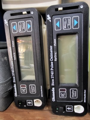 Ohmeda Lot of (2) Biox 3740 Pulse Oximeters for sale