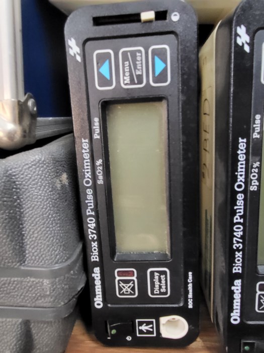 Ohmeda Lot of (2) Biox 3740 Pulse Oximeters for sale