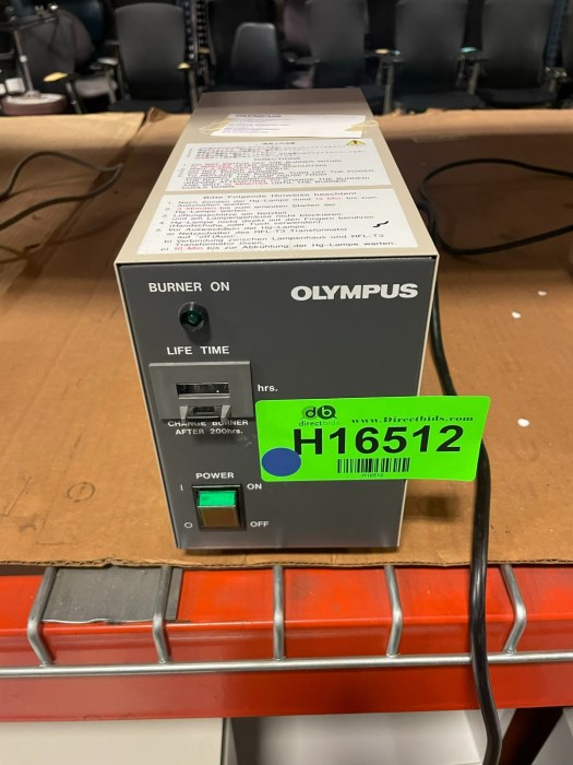 Olympus BH2-RFL-T3 100W High Pressure Mercury Burner Power Supply ...