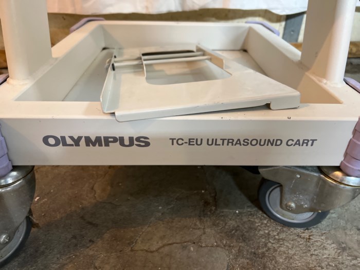 Olympus cart with OTV-S7, OEP-4, CLV-S40 and monitor for sale