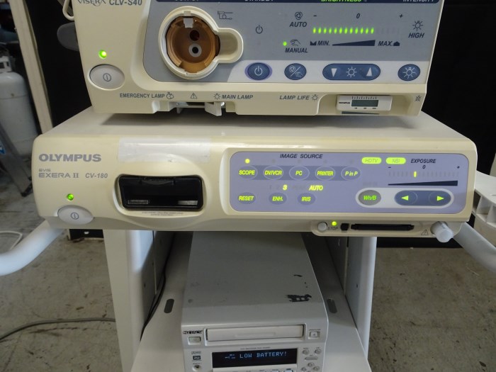 Olympus CV-180 EVIS EXERA II Complete Video Endoscopy Tower System #2 ...