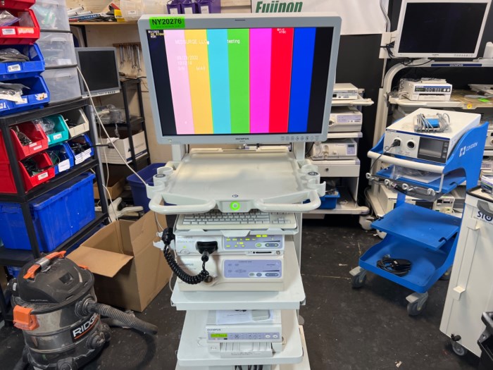 Olympus GI 180 system, CV-180, CLV-180 OEV-261H MONITOR for sale