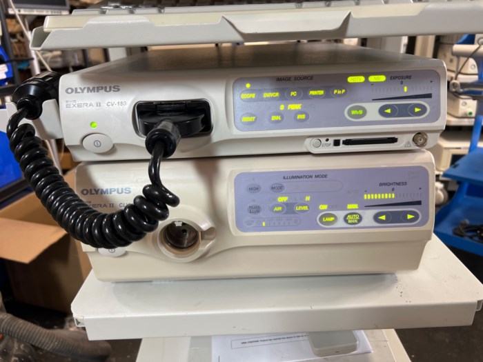 Olympus GI 180 system, CV-180, CLV-180 OEV-261H MONITOR for sale