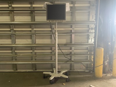 Olympus OEV19H LCD Monitor (Mounted on Rolling Stand) for sale