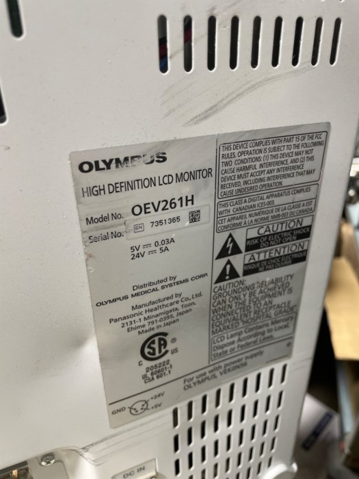 Olympus OEV261H High Definition LCD Monitor for sale