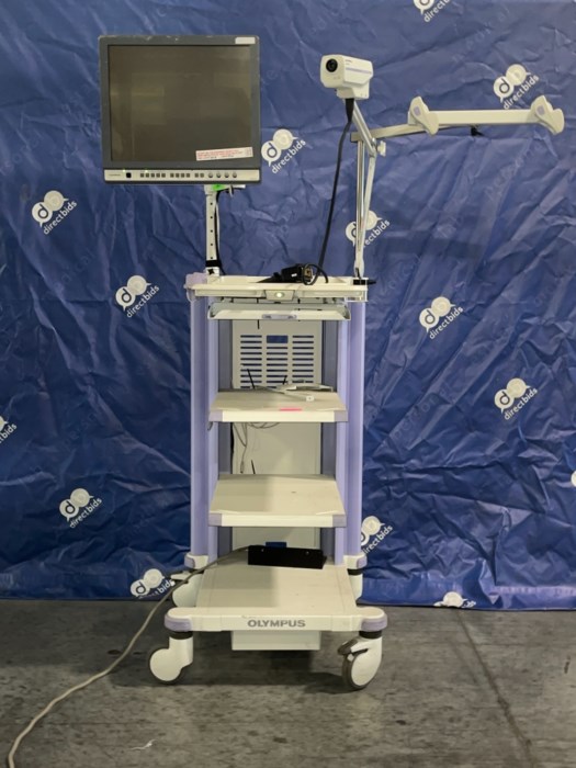 Olympus WM-NP1 Mobile Cart w/ Mounted Monitor & Probe for sale