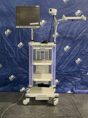 Olympus WM-NP1 Mobile Cart w/ Mounted Monitor & Probe for sale