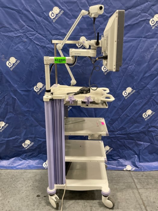 Olympus WM-NP1 Mobile Cart w/ Mounted Monitor & Probe for sale