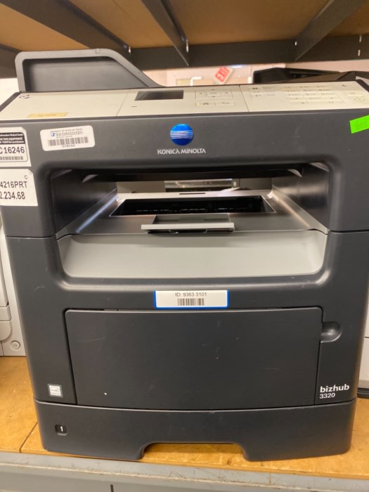 One Aisle front and back of printers copiers etc. for sale