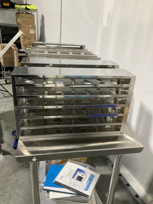 One Pallet Of Stainless Steel Surgical Utensils Racks for sale
