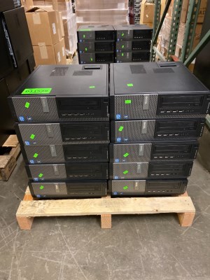 One pallet with (10) Dell Optiplex Computers for sale