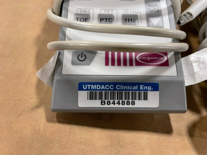 Organon TOF-Watch Objective Neuromuscular Transmission Monitor *Lot of ...