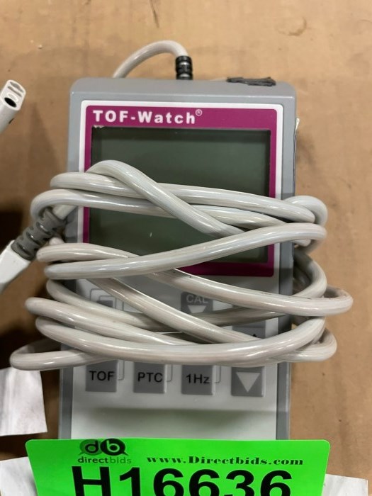 Organon TOF-Watch Objective Neuromuscular Transmission Monitor *Lot of ...