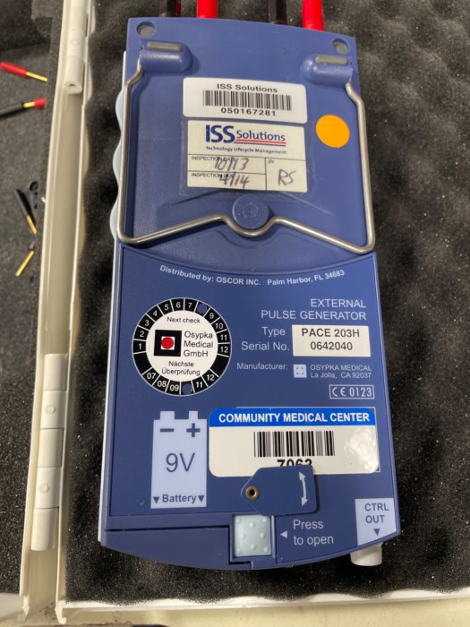 Oscor PACE 203 H External Pacemaker for sale