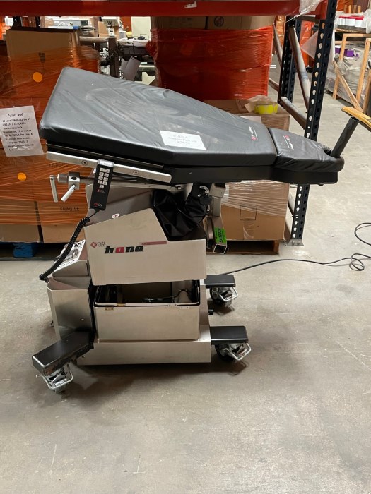OSI Hana 6875 Surgical Table w/ Extensions & Rack for sale