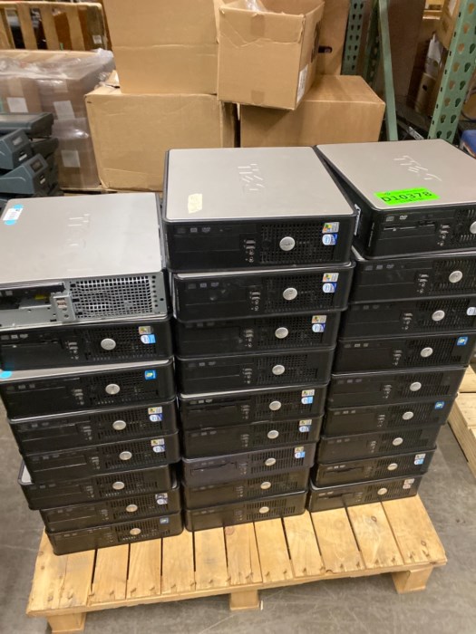 Pallet a Dell computers for sale