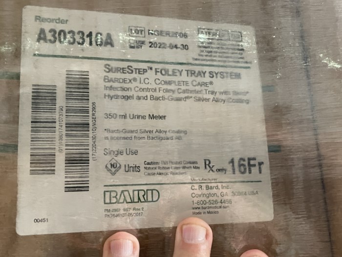 Pallet Coloplast Catheter 50221, Coviden Dover 3450 for sale