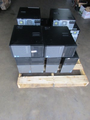 Pallet of 14 Dell OptiPlex Computer Towers (Core i5 & i7) for sale