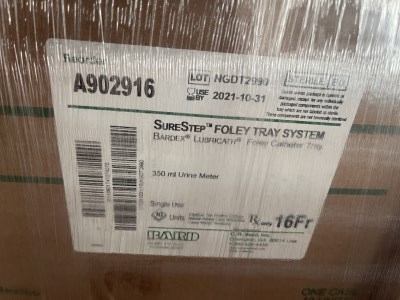 Pallet of Bard Foley Trays and Covidien Trays for sale