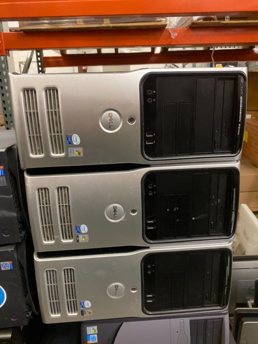 Pallet of Dell computers for sale
