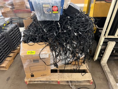 Pallet of Miscellaneous Cords for sale