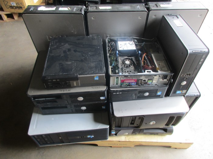 Pallet of non working computers for sale
