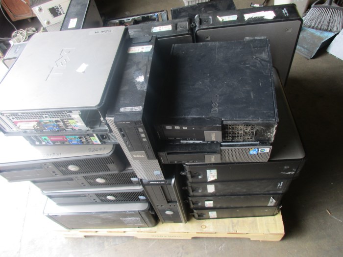 Pallet of non working computers for sale