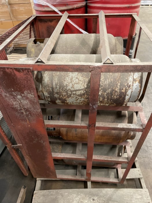 Pallet of Propane Tanks for sale