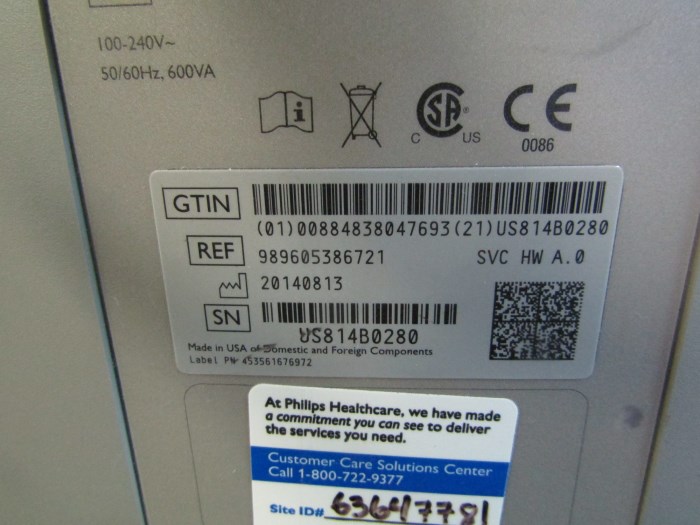 Philips EPIQ 7C (Cardiac) Ultrasound Machine for sale