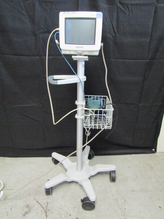 Philips Healthcare Intellivue MP5SC Monitor W/ Rolling Stand for sale