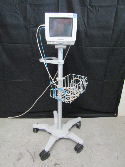 Philips Healthcare Intellivue MP5SC Monitor W/ Rolling Stand for sale
